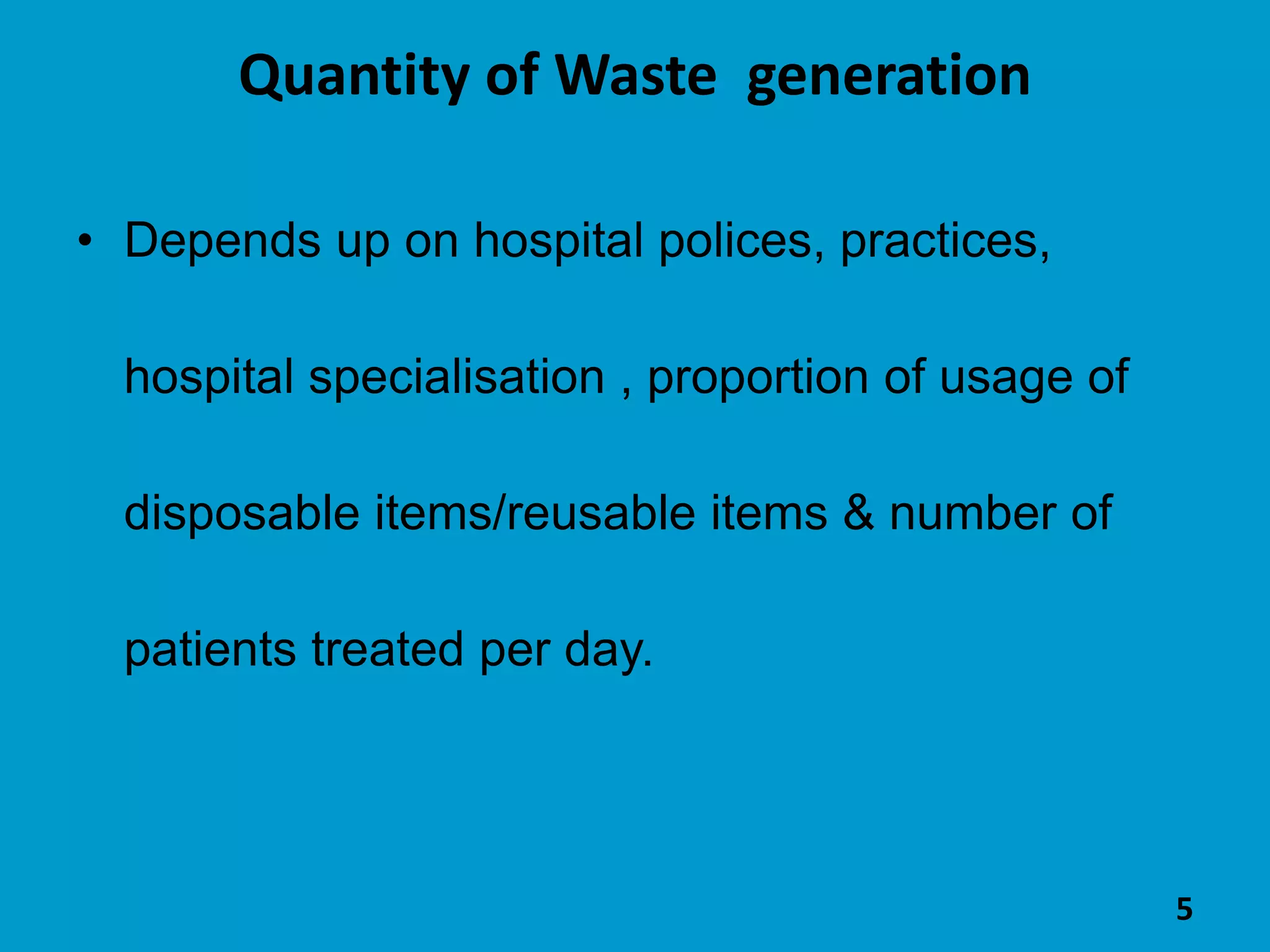 Hospital waste management. | PPT