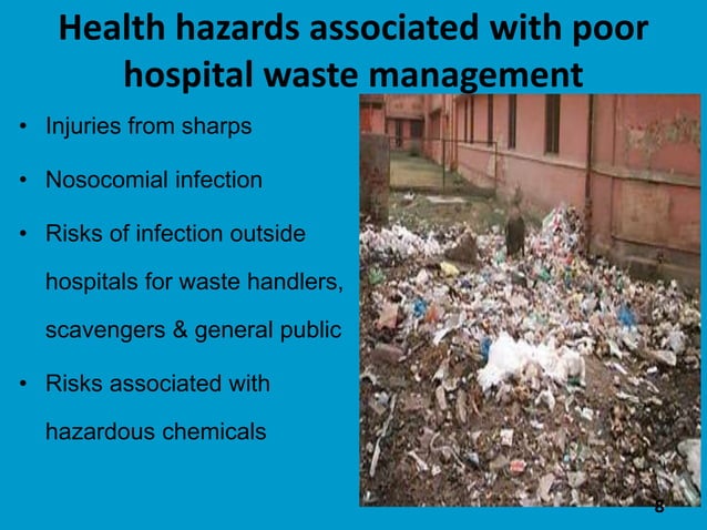 Hospital waste management. | PPT | Infectious Diseases | Diseases and ...