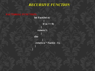 Recursion(Advanced data structure) | PPTX