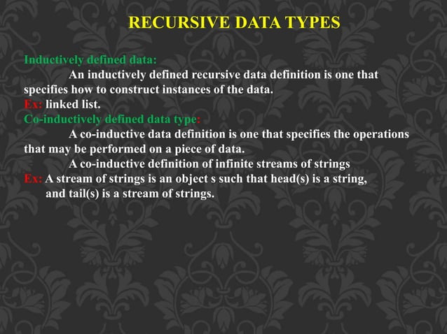 Recursion(Advanced data structure) | PPTX | Programming Languages | Computing