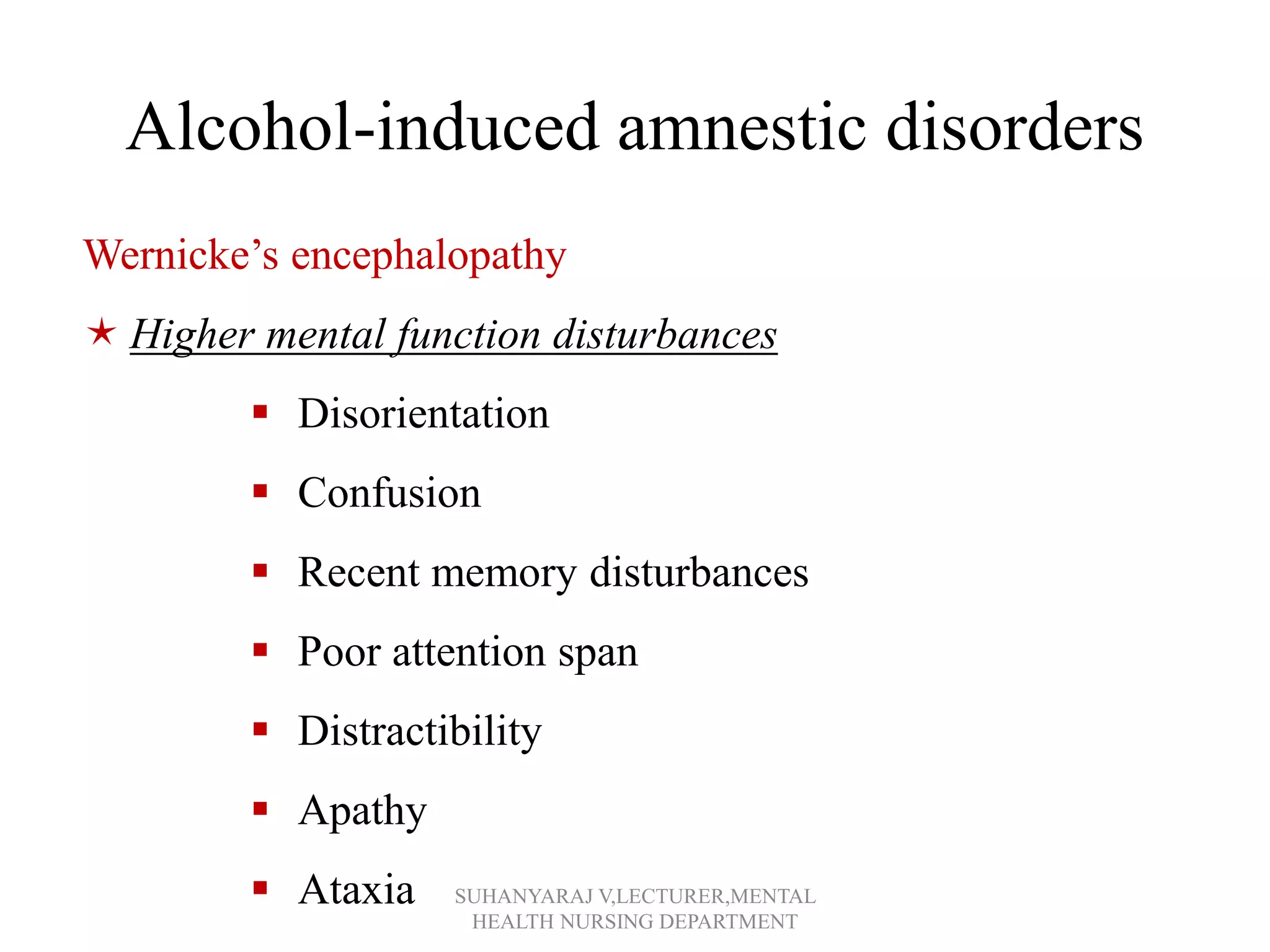 Alcohol dependent syndrome | PPTX