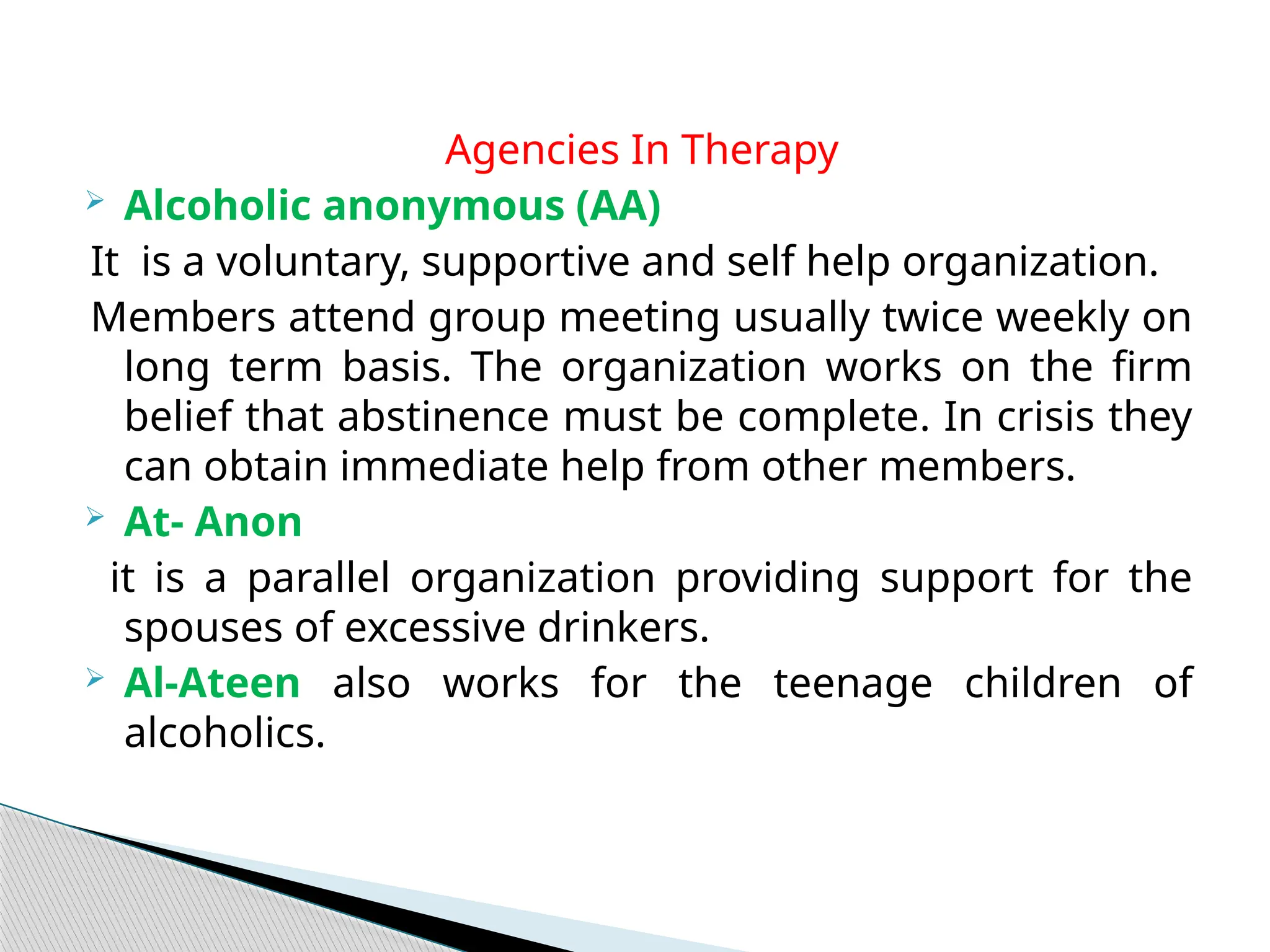 alcoholic dependance syndrome and substance use disorders | PPT