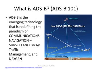 ADS-B & The 2020 FAA Final Rule | PPTX