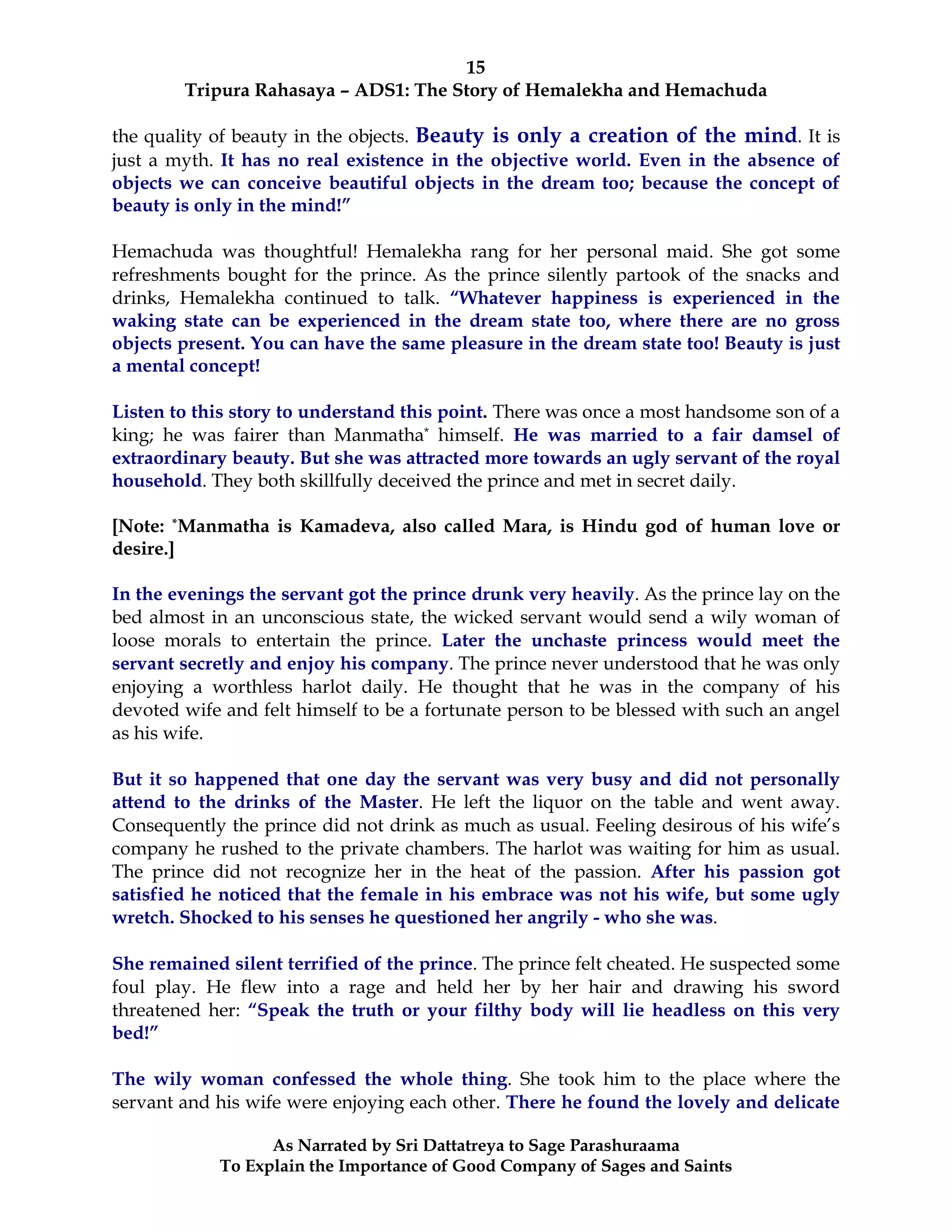 ADS1 - The Story of Hemalekha and Hemachuda | PDF