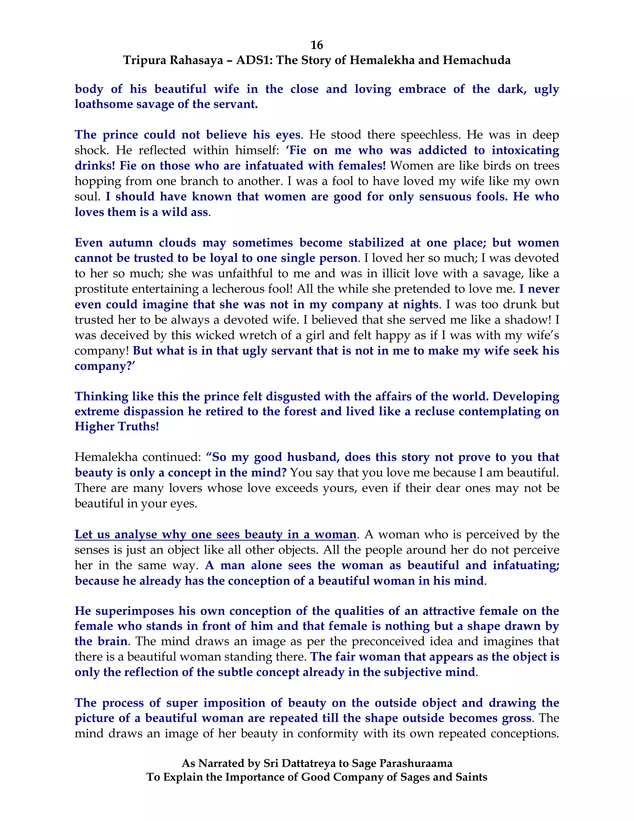 ADS1 - The Story of Hemalekha and Hemachuda | PDF