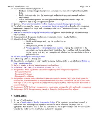 Advanced Data Structures 2005 | PDF