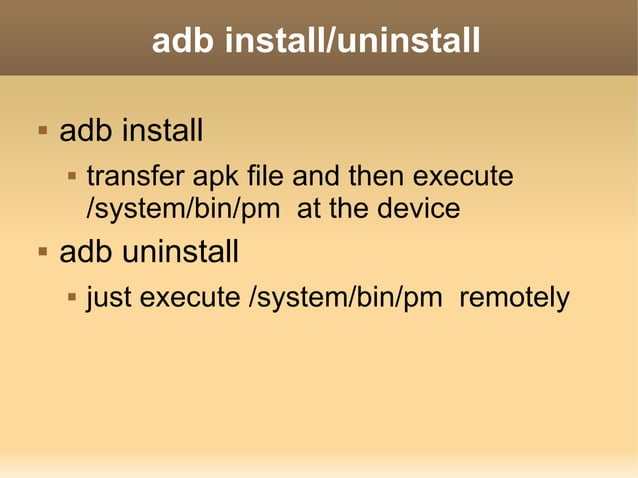 ADB(Android Debug Bridge): How it works? | PDF | Operating Systems | Computer Software and ...