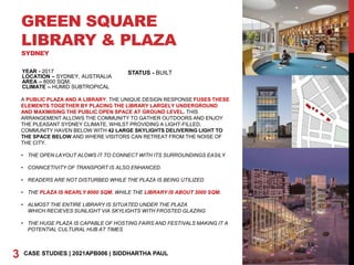 Public Library + Plaza Design Case Study | PPTX