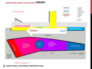Public Library + Plaza Design Case Study | PPTX