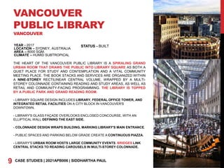 Public Library + Plaza Design Case Study | PPTX