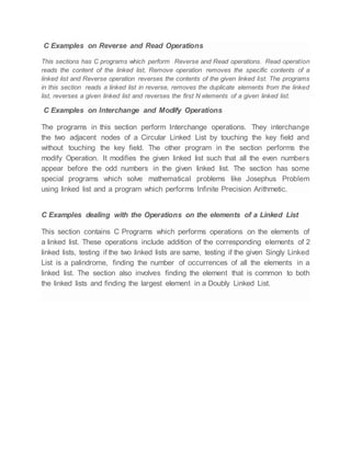 Application of Stack, Link list , and Queue in Programming . | PDF