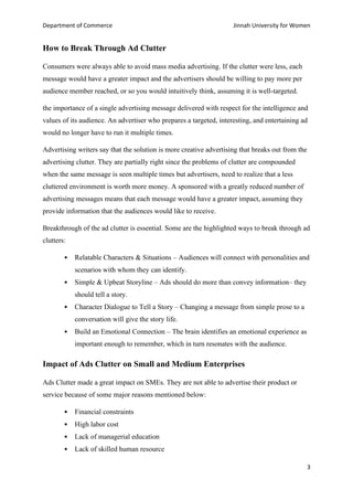 Ads Clutter | PDF | Advertising Industry | Industries