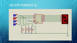 "BCD TO 7 SEGMENT DISPLAY DECODER" | PPTX