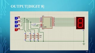 "BCD TO 7 SEGMENT DISPLAY DECODER" | PPTX