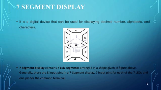 "BCD TO 7 SEGMENT DISPLAY DECODER" | PPTX | Computer Peripherals | Computing