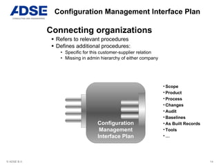 Adse configuration management in the supply chain v1 final | PPT