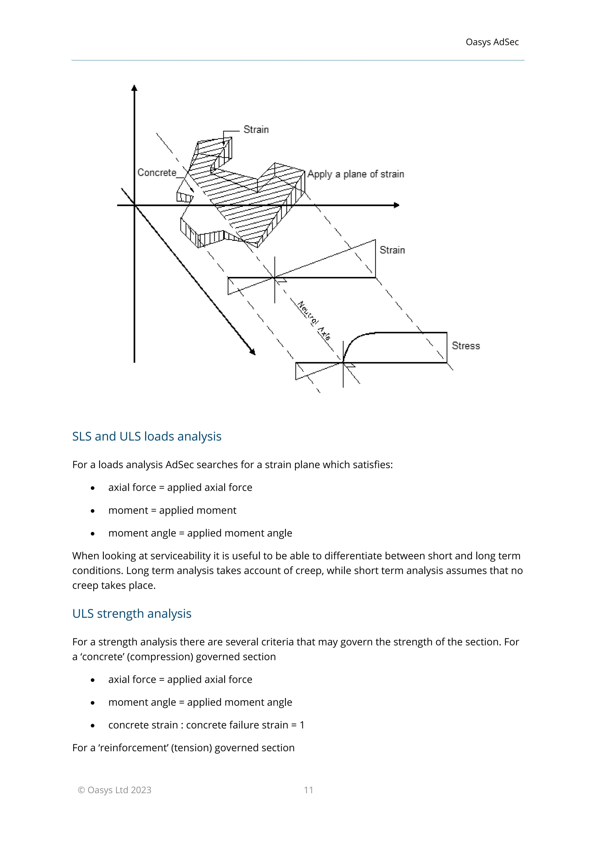 AdSec Theory Manual oasys software Eurocode | PDF