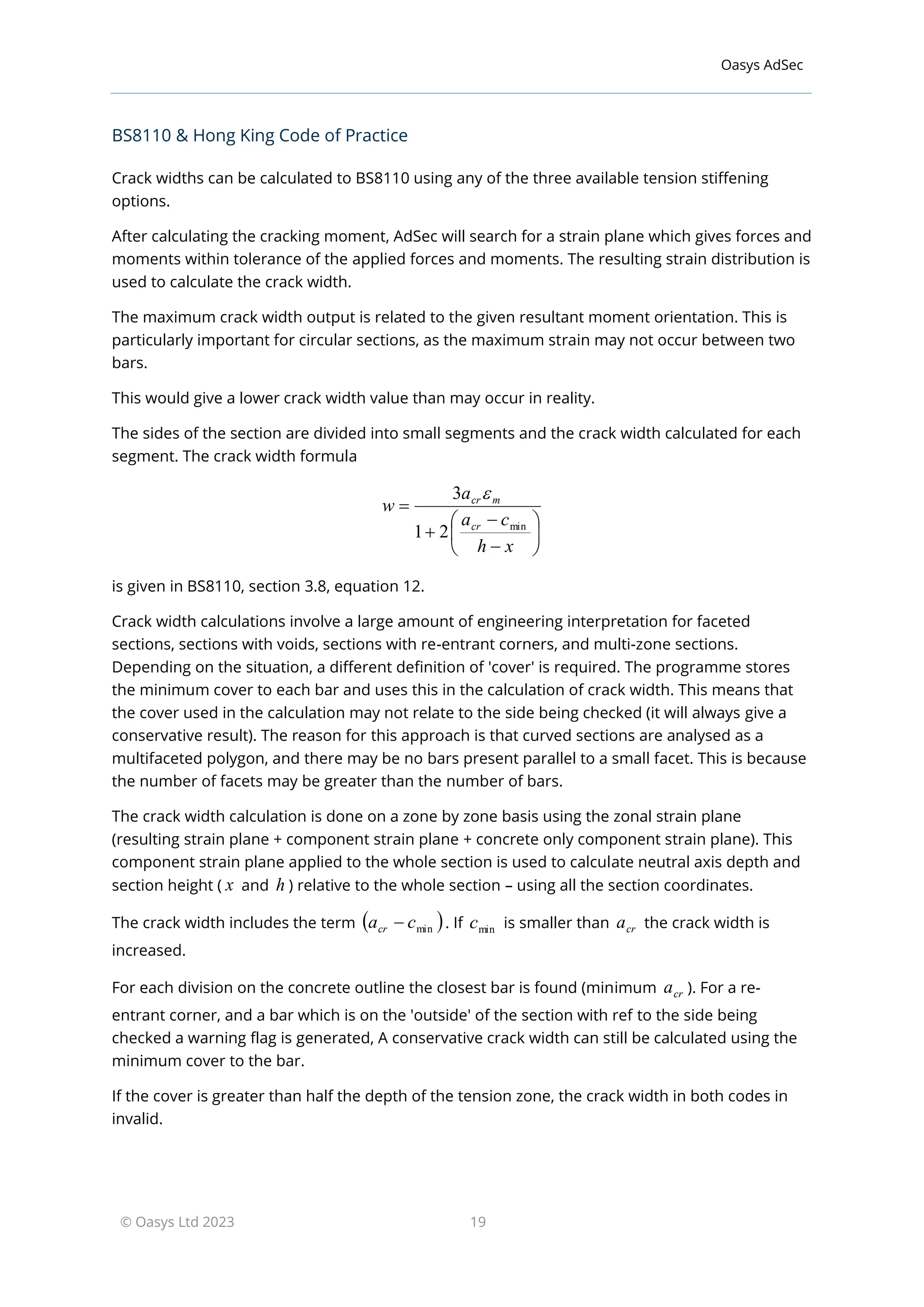 AdSec Theory Manual oasys software Eurocode | PDF