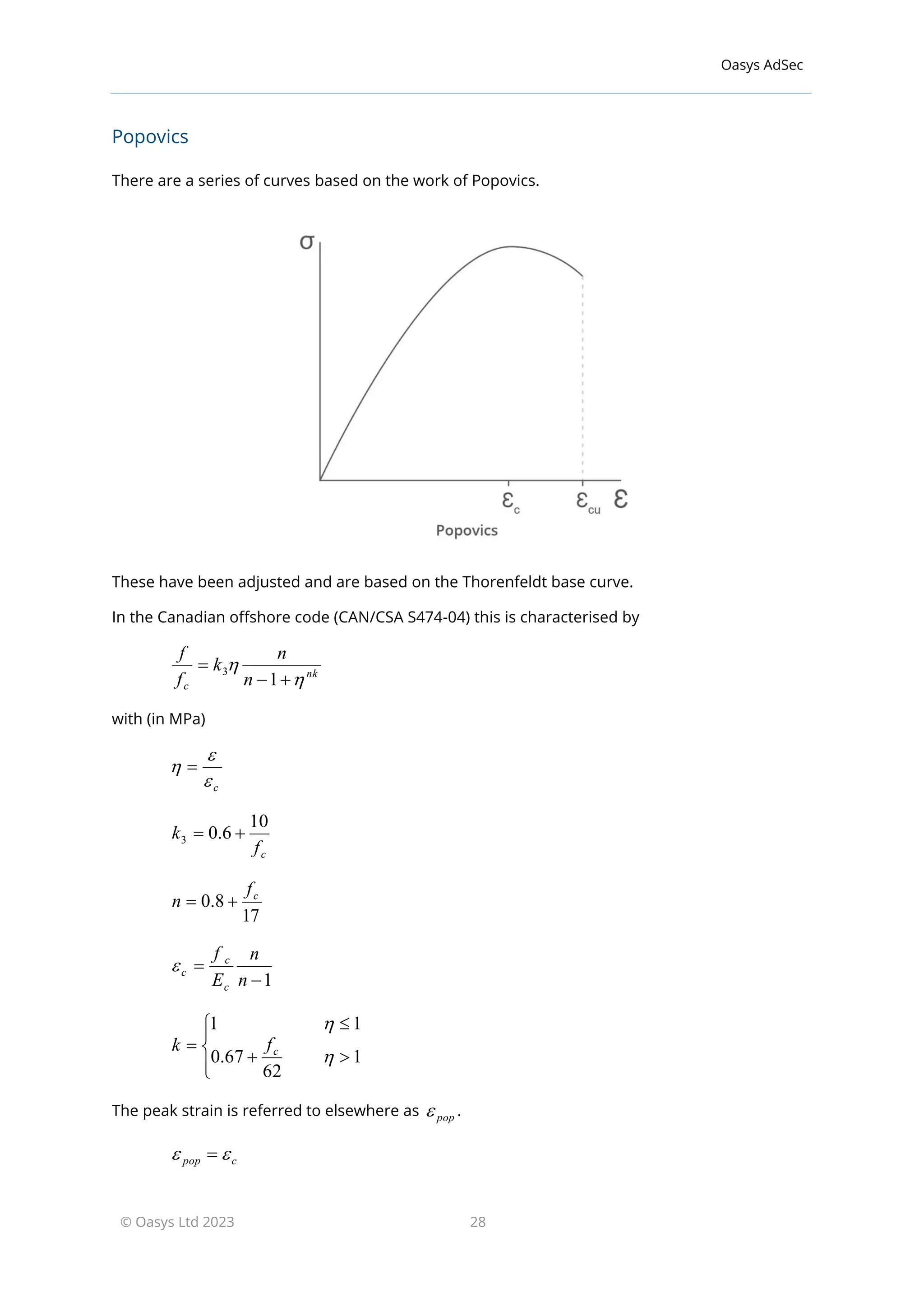 AdSec Theory Manual oasys software Eurocode | PDF