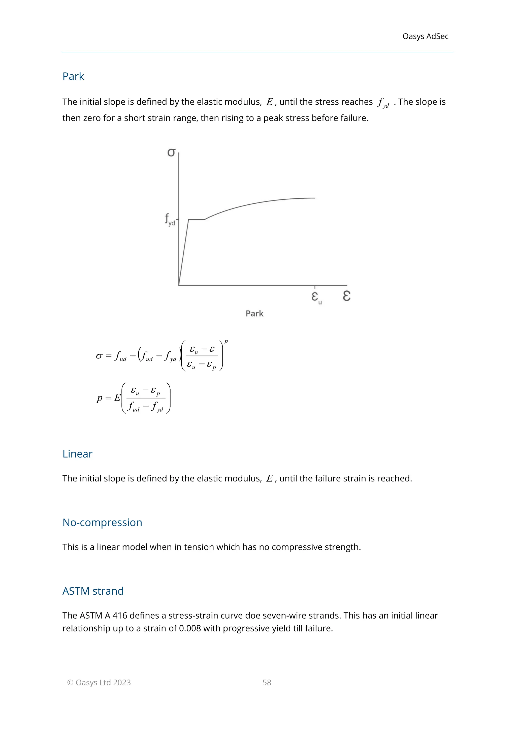 AdSec Theory Manual oasys software Eurocode | PDF