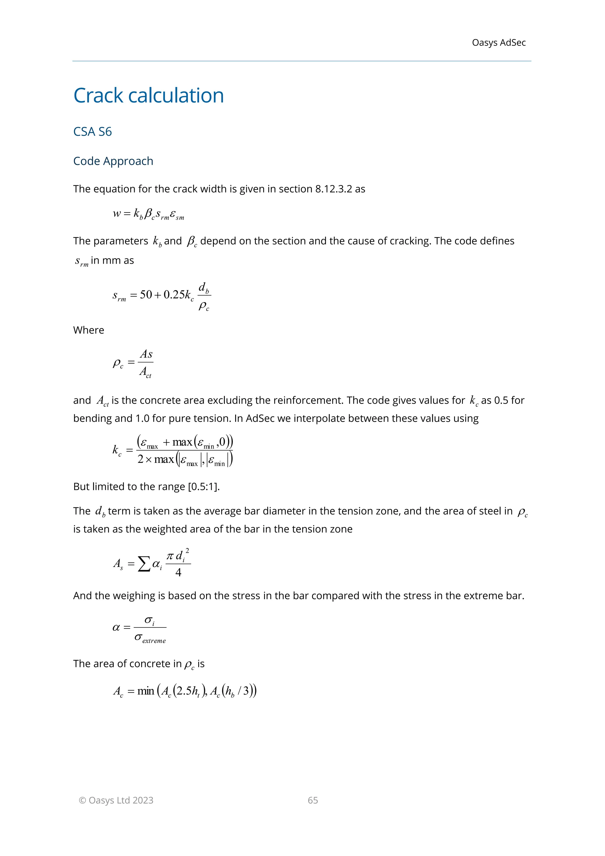 AdSec Theory Manual oasys software Eurocode | PDF