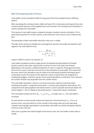 AdSec Theory Manual oasys software Eurocode | PDF