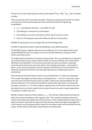 AdSec Theory Manual oasys software Eurocode | PDF