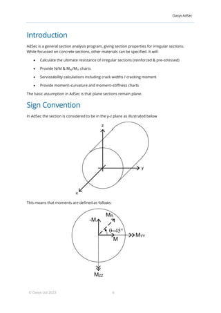 AdSec Theory Manual oasys software Eurocode | PDF
