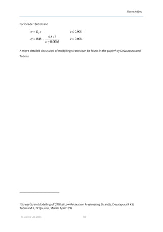 AdSec Theory Manual oasys software Eurocode | PDF