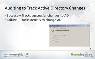 Active Directory security and compliance: Comprehensive reporting for ...