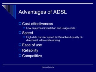 Adsl | PPT | Computer Networking | Computing