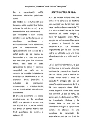 Comunicaciones ADSL | PDF