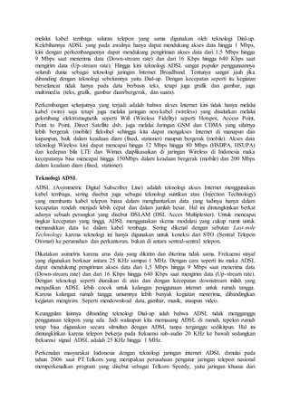 Adsl dan pstn | PDF