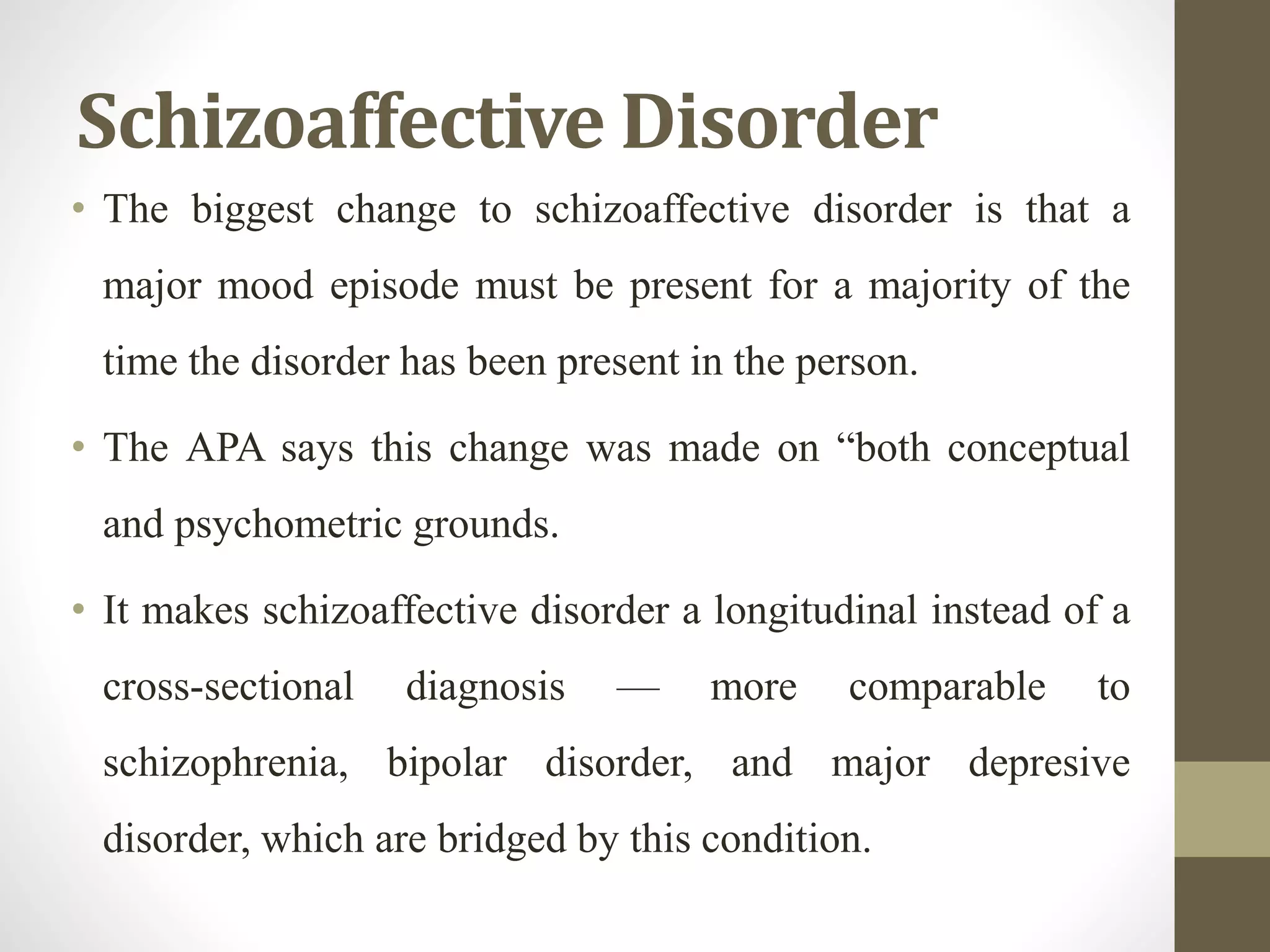DSM 5 Changes: Schizophrenia & Psychotic Disorders | PPTX