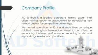 Ad softech corporate profile | PPT