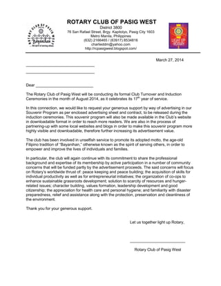 Ad solicitation | PDF