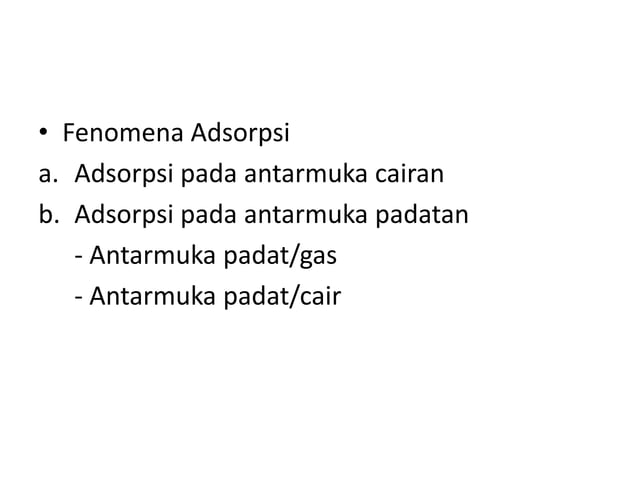 Adsorpsi | PPTX