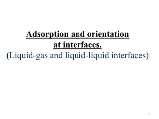 Adsorption | PPTX