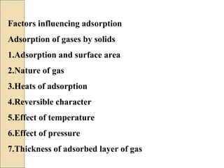 Adsorption | PPT
