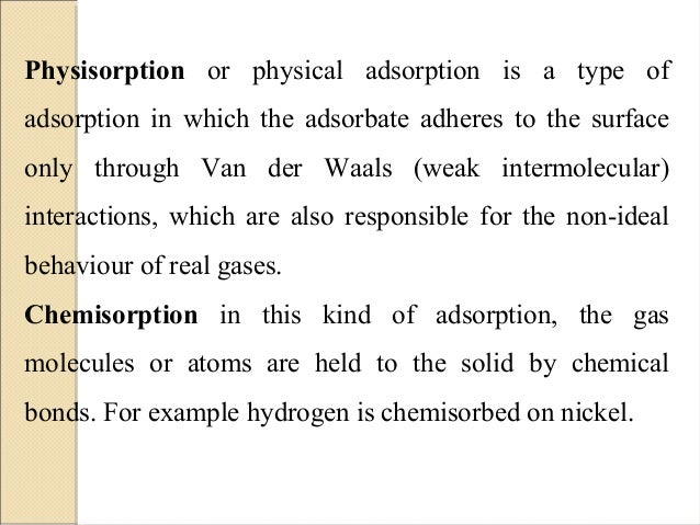 Adsorption Meaning