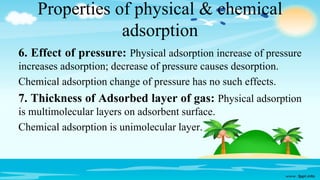 Adsorption | PPTX