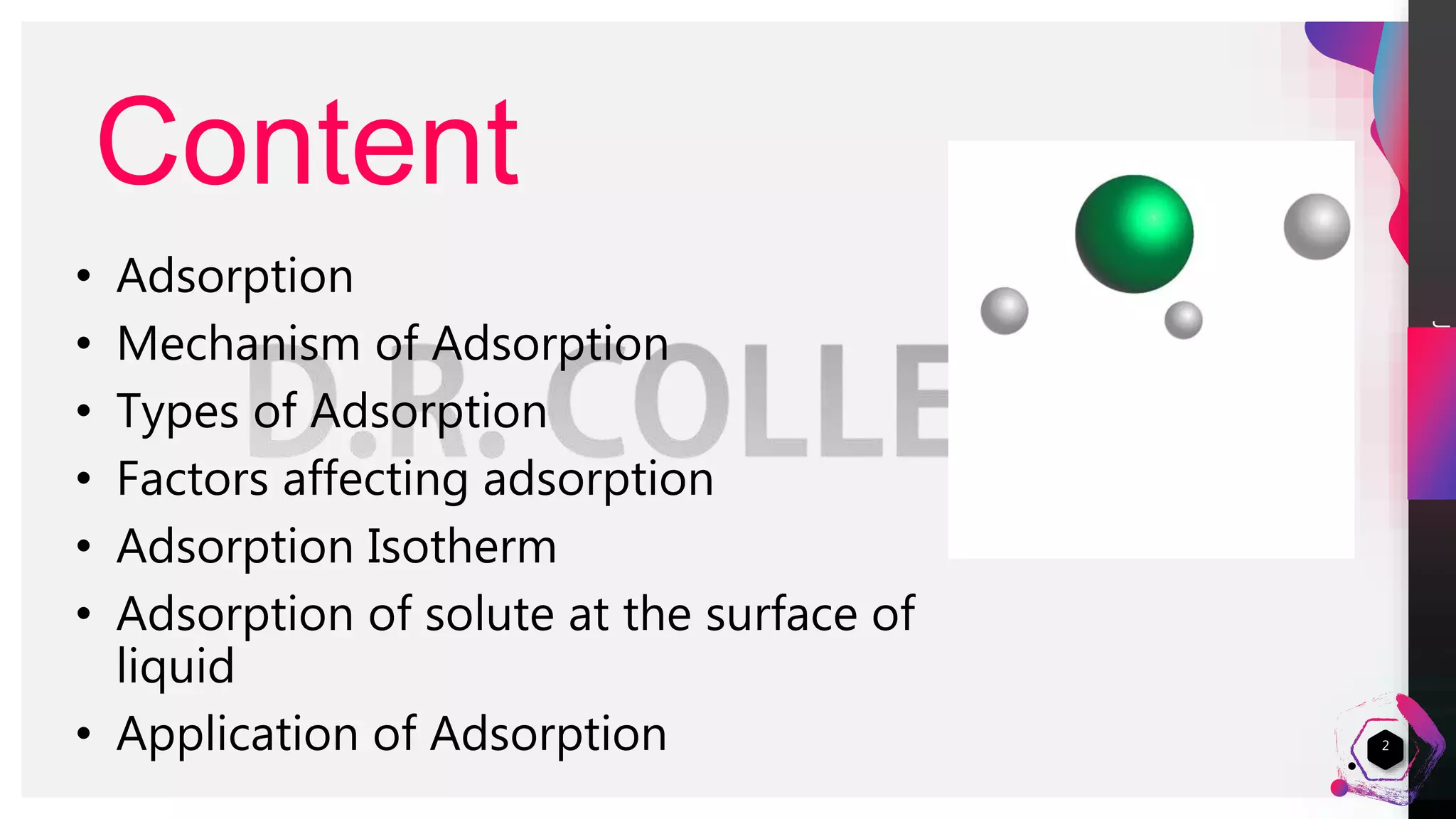 Adsorption | PPTX