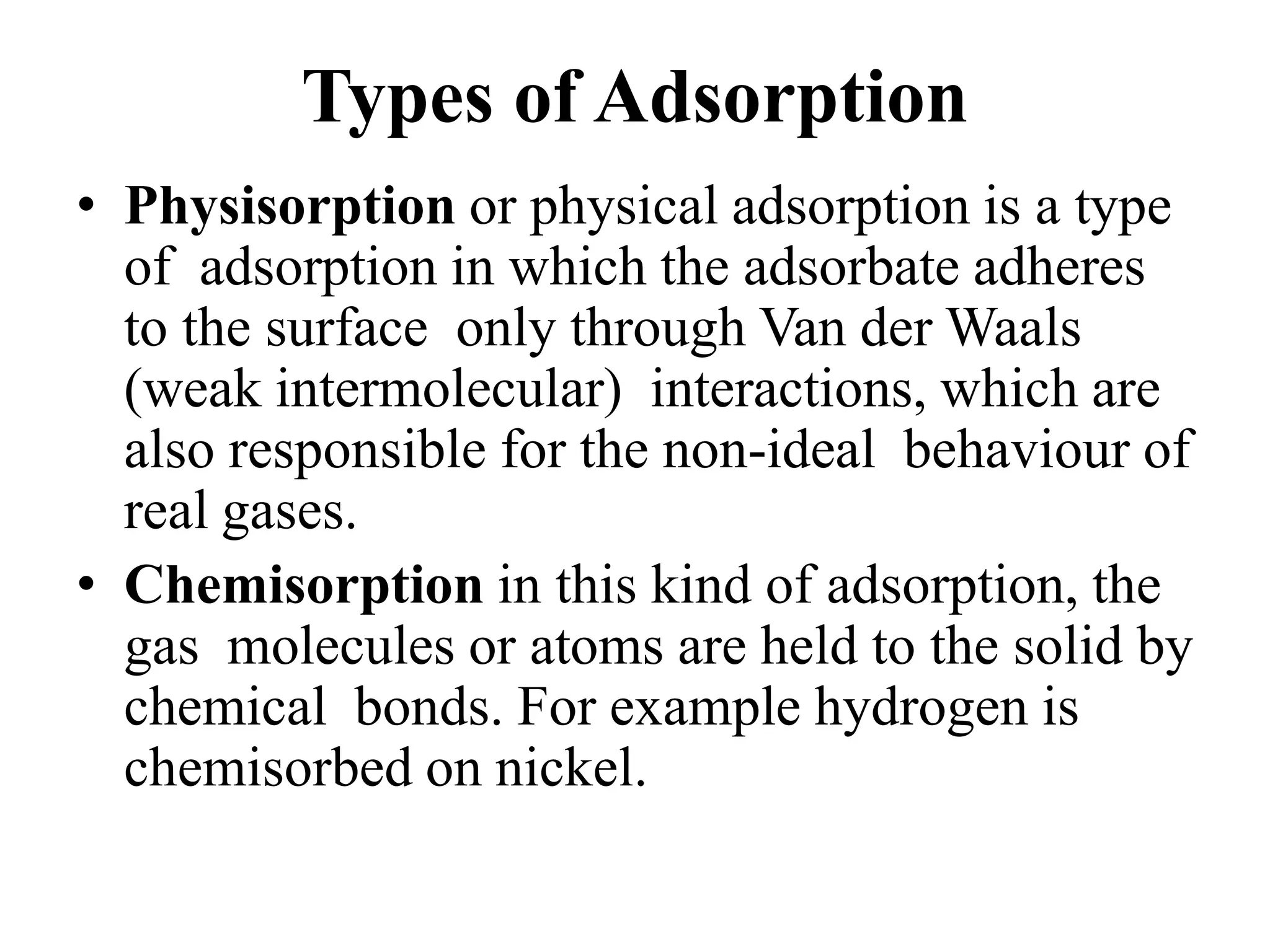 Adsorption | PPTX