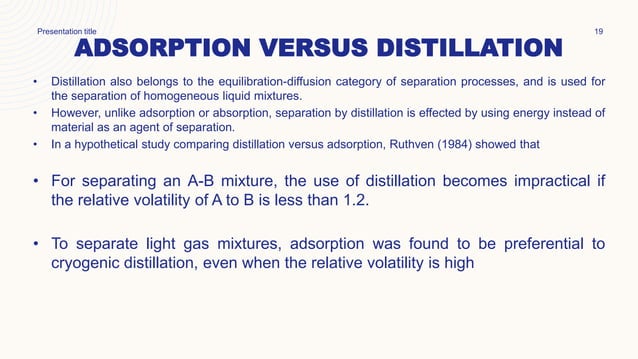 Adsorption (mass transfer operations 2) ppt | PPTX