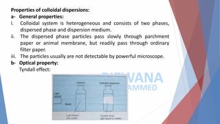 4th Lecture on Adsorption and Colloids | Chemistry Part II | 11th Std | PDF