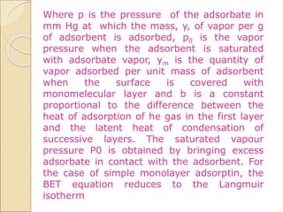 Physical Chemistry-Adsorption and Isotherm.pptx