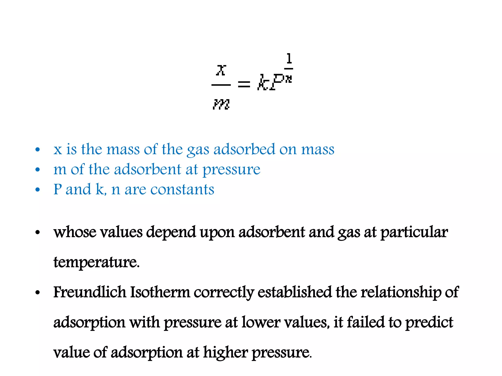 Adsorption isotherms | PPTX
