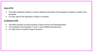 Study on adsorption isotherm for understanding adsorption mechanism | PPTX