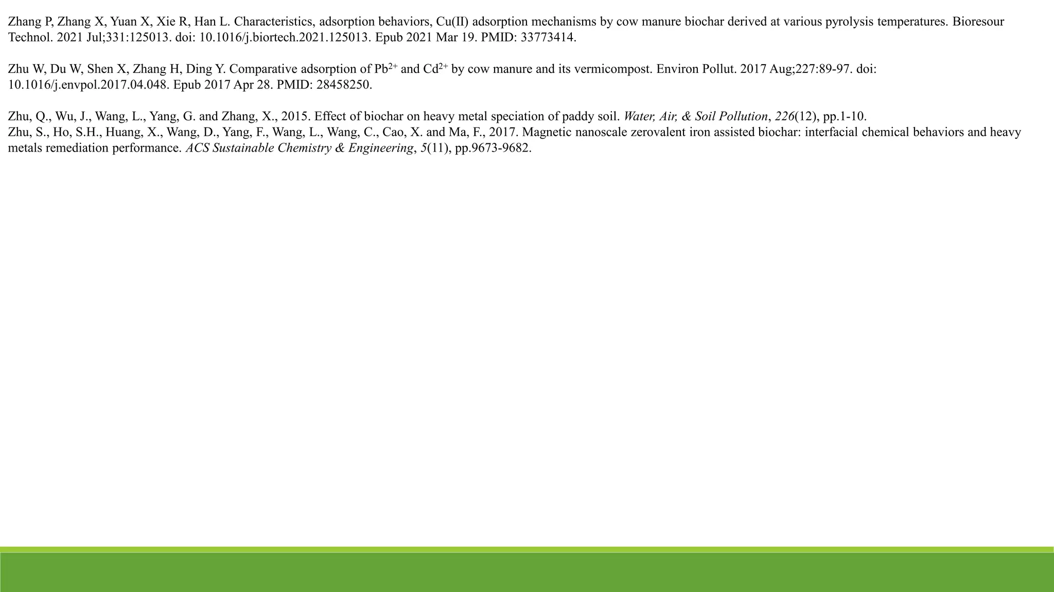 Adsorption of mercury metal using modified vermicompost biochar | PPT