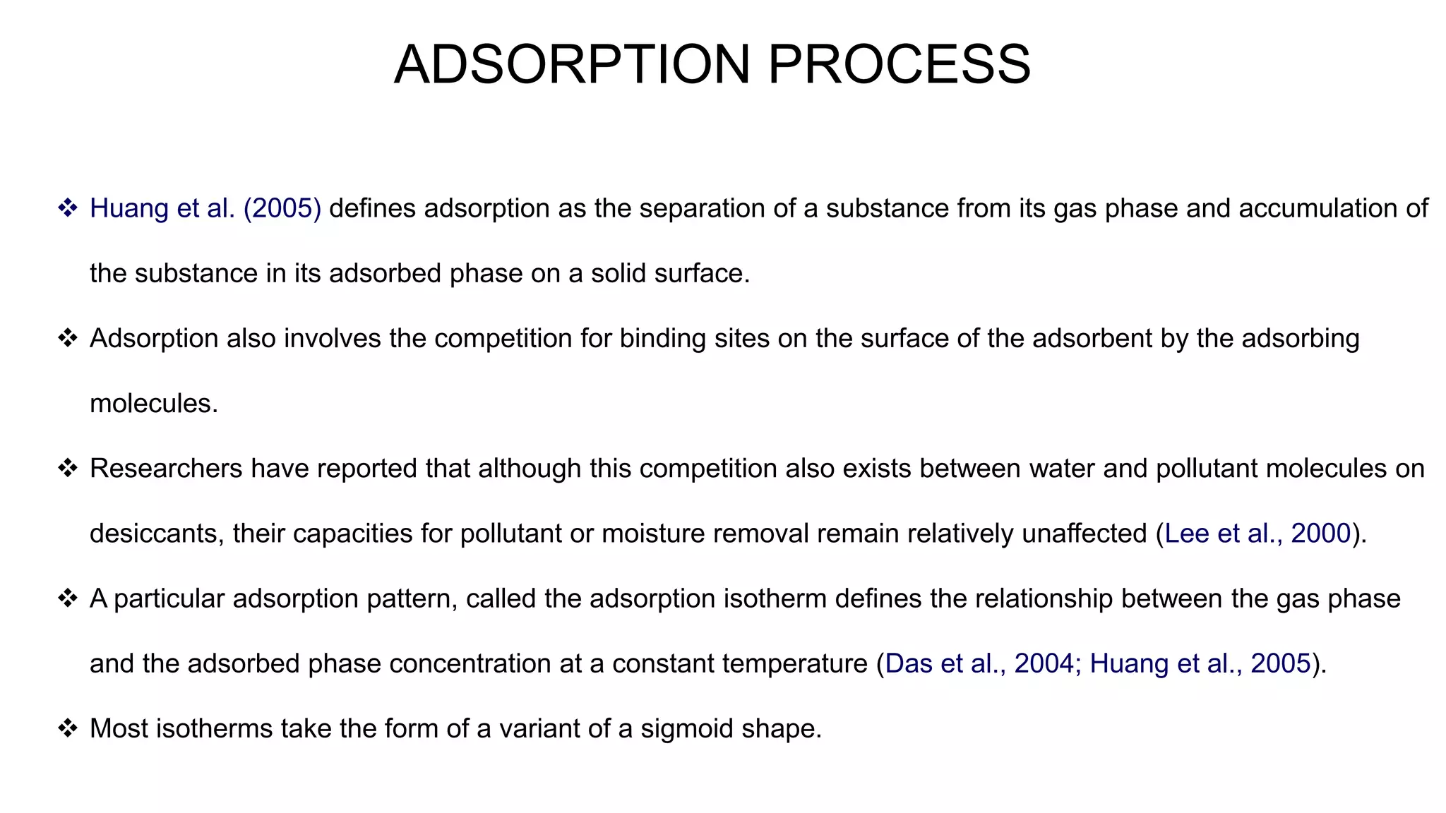 Adsorption process for voc (volatile organic compounds copy | PPTX